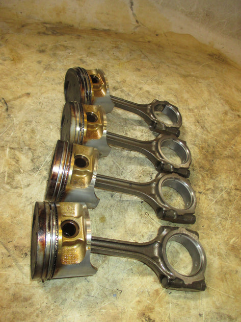 Honda BF90A 90hp 4 stroke outboard piston and rod set of 4 | Strouds Marine