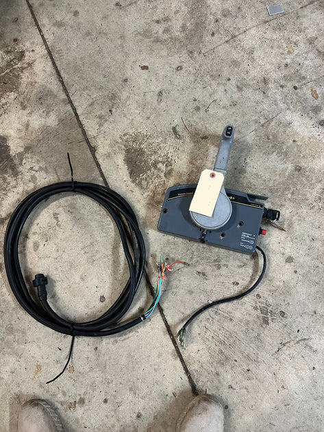 Yamaha outboard 703 side mount control box with 17' 10 pin harness ...