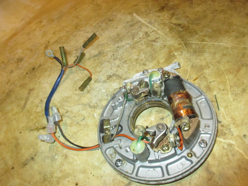 Yamaha/mariner 15hp 2 stroke outboard stator/timer base | Strouds Marine