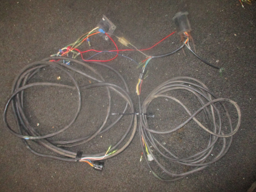 Suzuki outboard black round plug rigging harness w/ 2stroke monitor ga ...