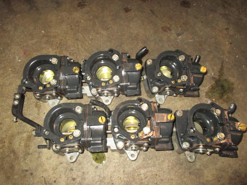 Johnson 200hp Ocean runner outboard carburetor set | Strouds Marine