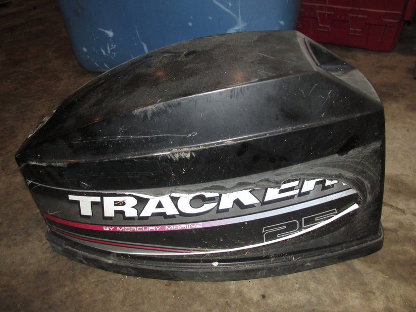 Mercury Tracker 25hp outboard top cowling | Strouds Marine